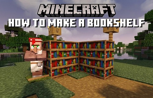 Como fazer uma estante de livros no Minecraft