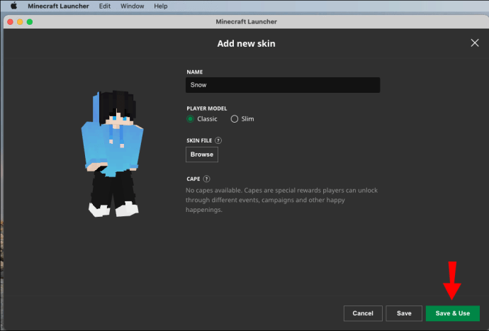 Como adicionar uma capa personalizada ao Minecraft Java