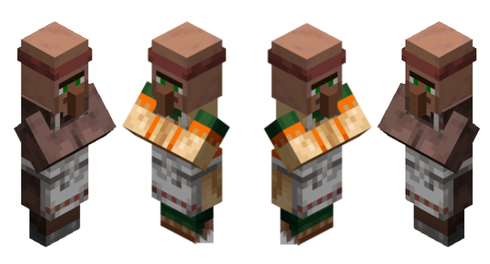 Os melhores trabalhos de Minecraft Villager