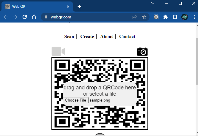 Como digitalizar um código QR de um PC