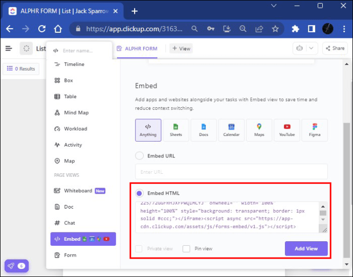 Como criar um formulário no ClickUp