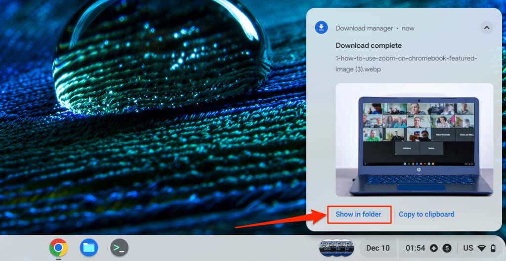 Como baixar e salvar imagens no seu Chromebook