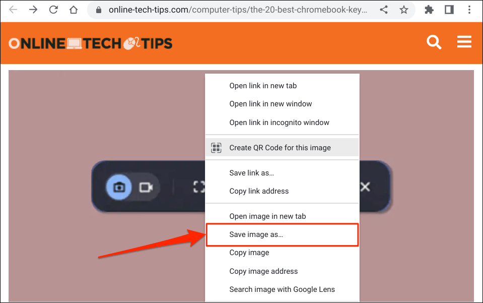 Como baixar e salvar imagens no seu Chromebook