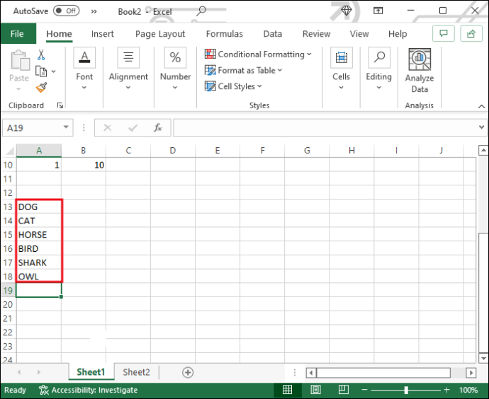 Como preencher células automaticamente no Excel