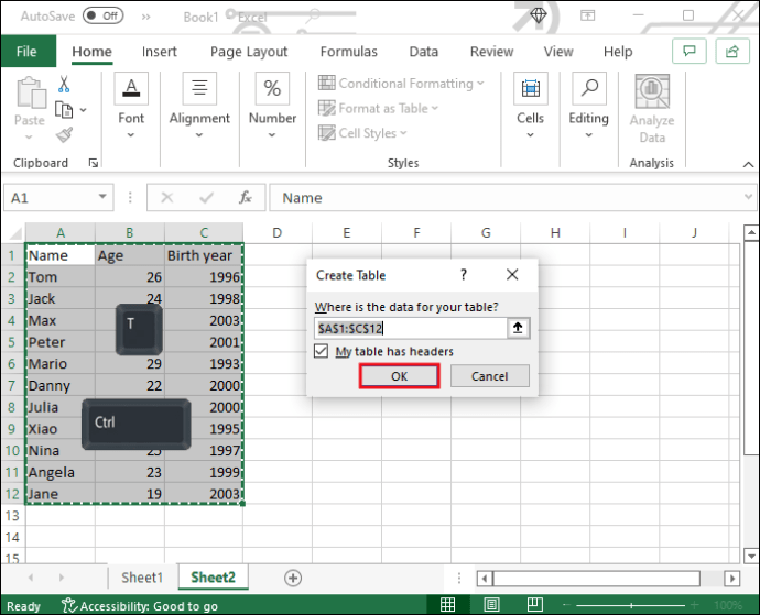 Como preencher células automaticamente no Excel