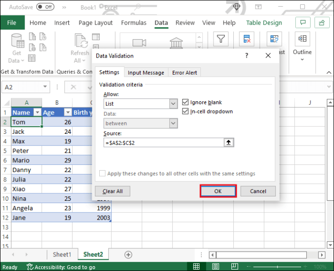 Como preencher células automaticamente no Excel