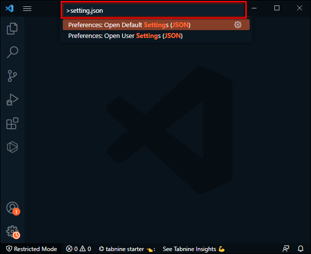Como Abrir Settingsjson No Vs Code