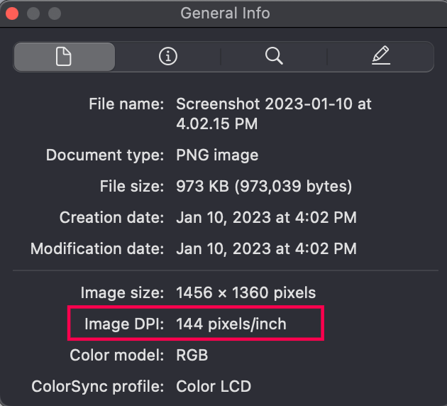 Como verificar o DPI de uma imagem