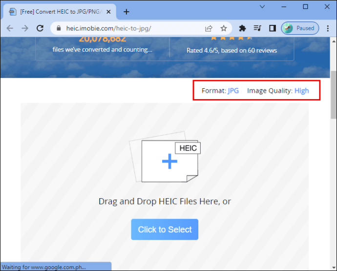Como abrir um arquivo HEIC