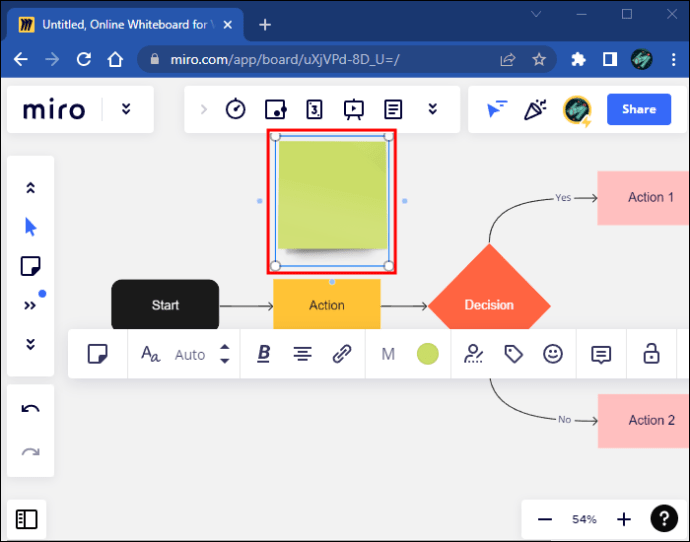 Como adicionar uma nota adesiva no Miro