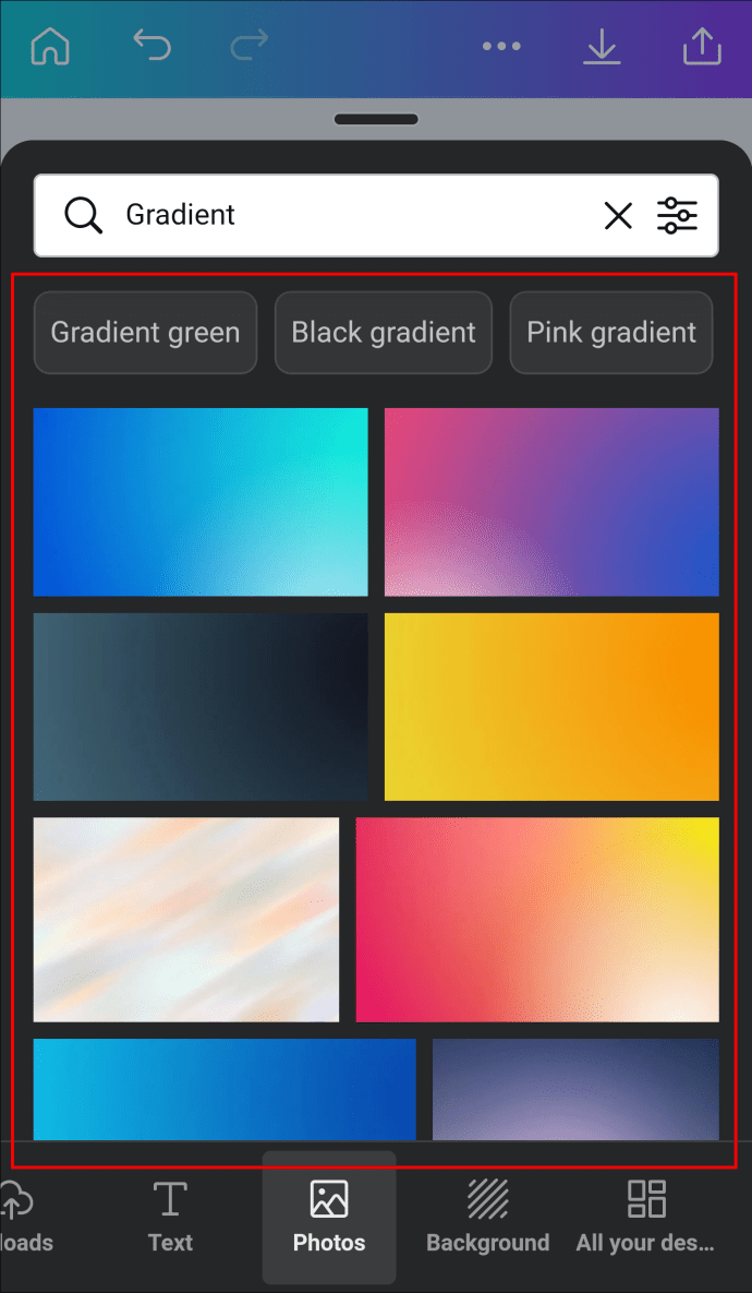 Como fazer um gradiente no Canva