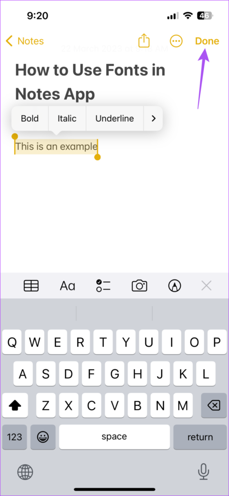 Como alterar fontes (e tamanho da fonte) no Apple Notes