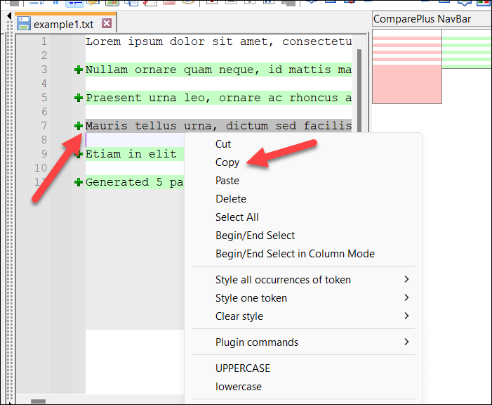 Como comparar dois arquivos no Notepad++