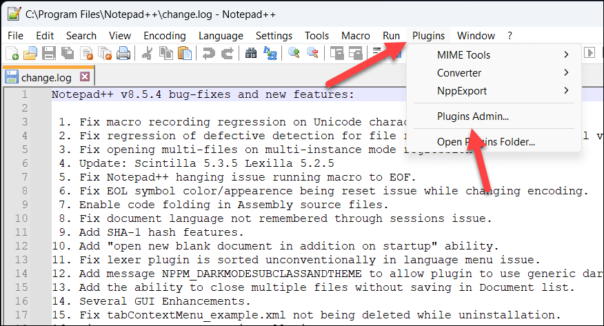 Como comparar dois arquivos no Notepad++